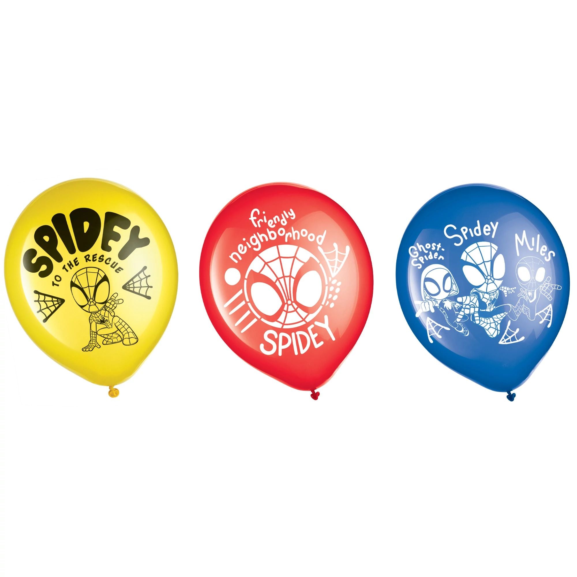 Spidey & His Amazing Friends Latex Balloons – Fiesta Warehouse