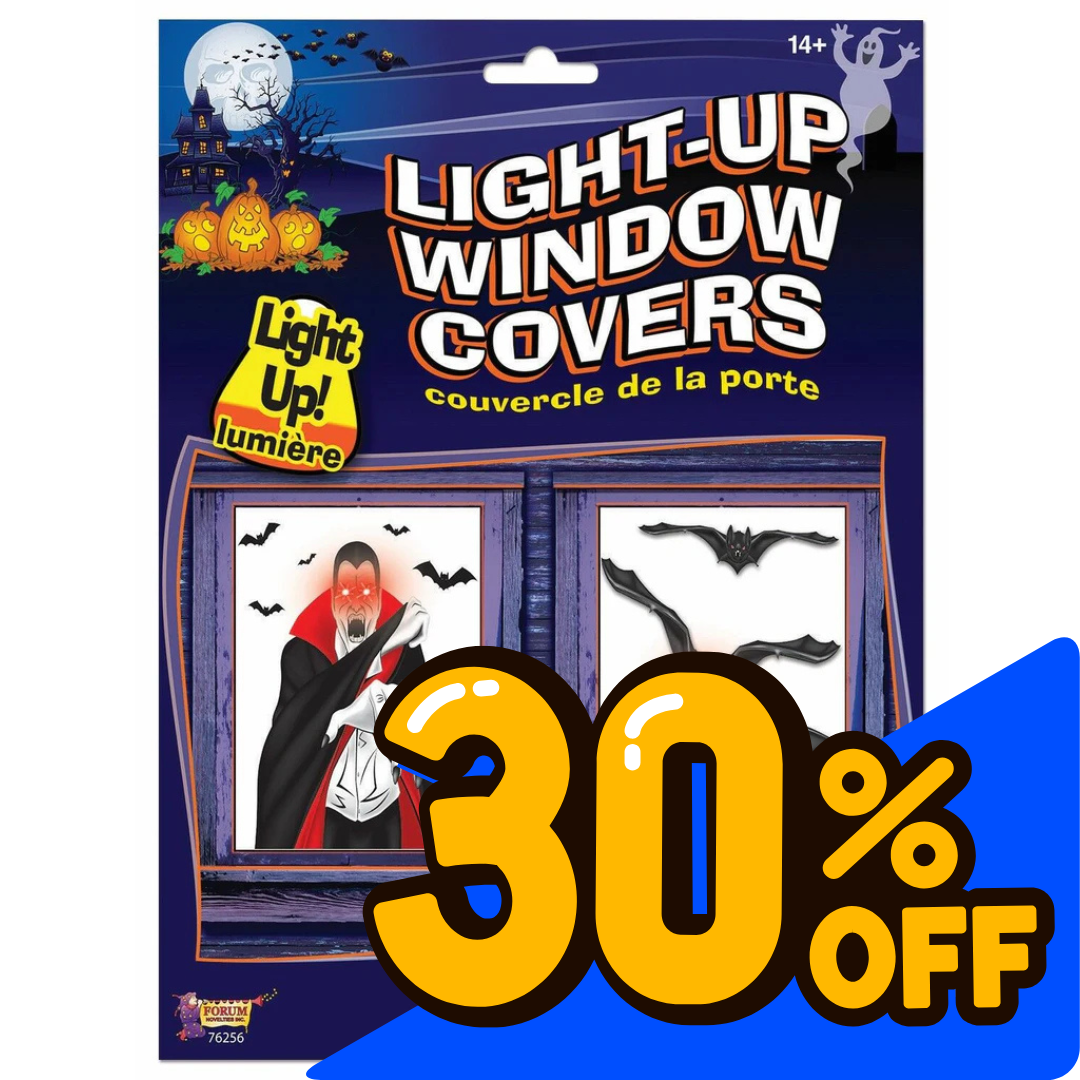 Bat Light Up Window Covers – Fiesta Warehouse