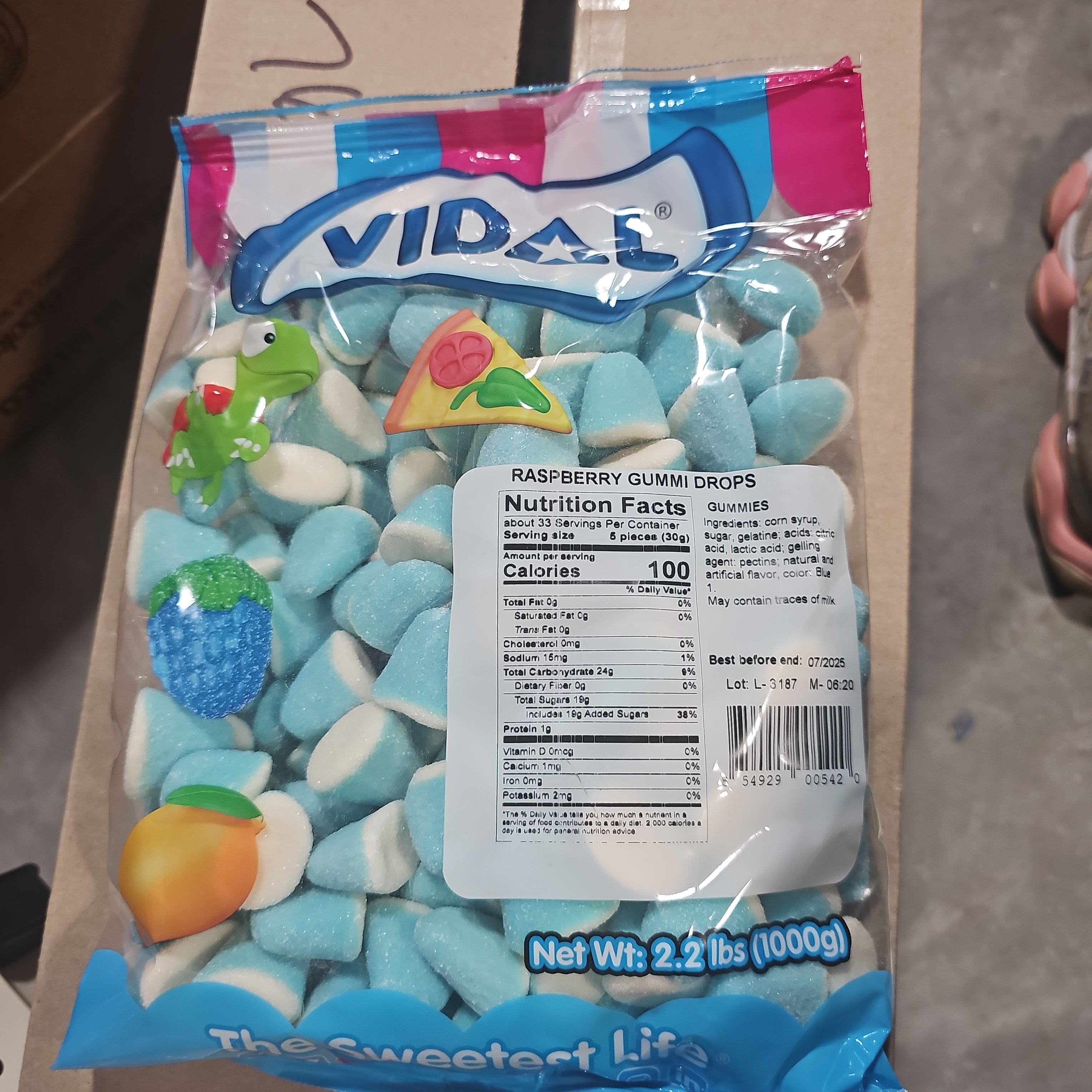 Raspberry Gummi Drops – Fiesta Warehouse