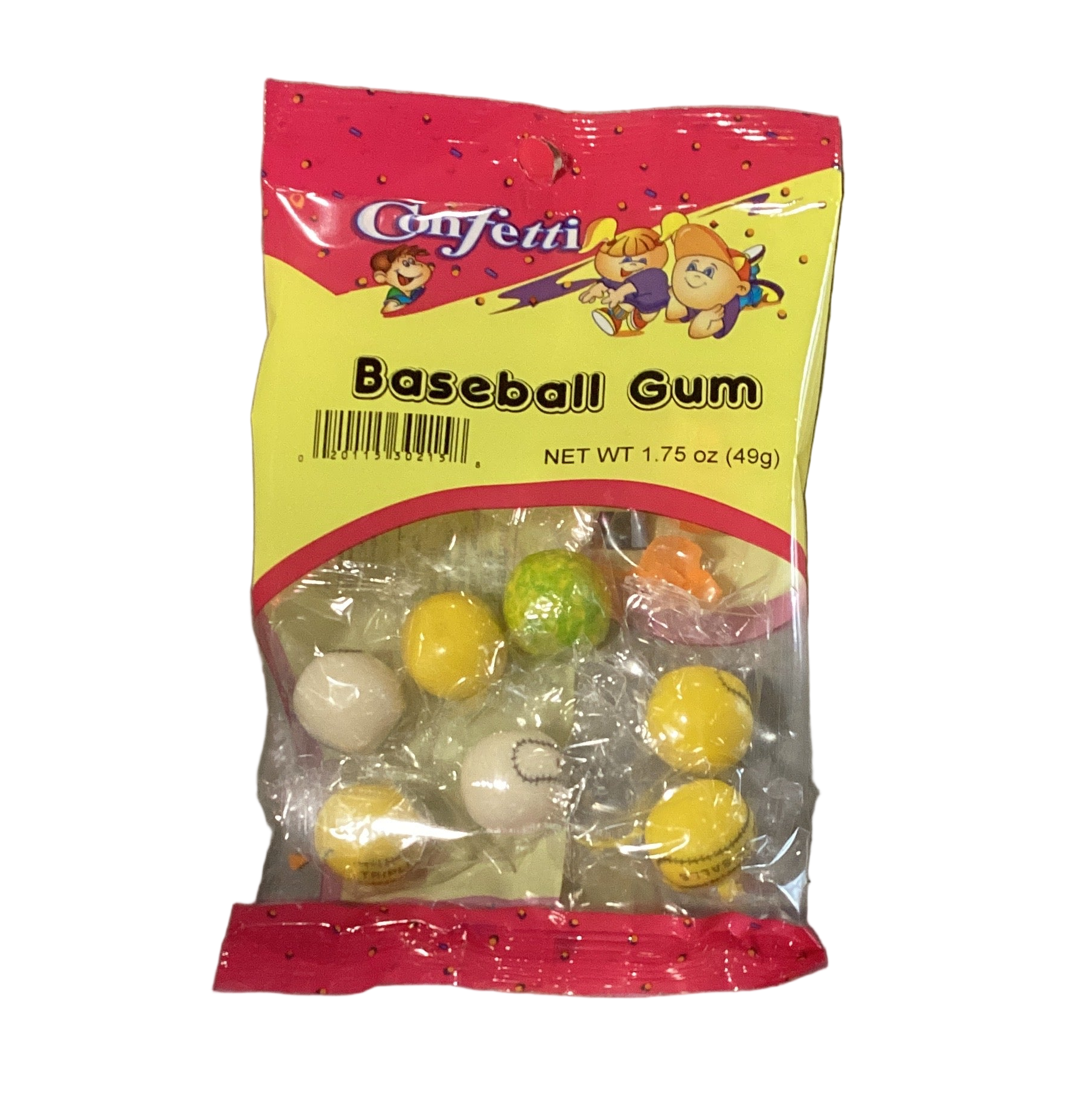 Confetti Baseball Gum 1.75oz – Fiesta Warehouse