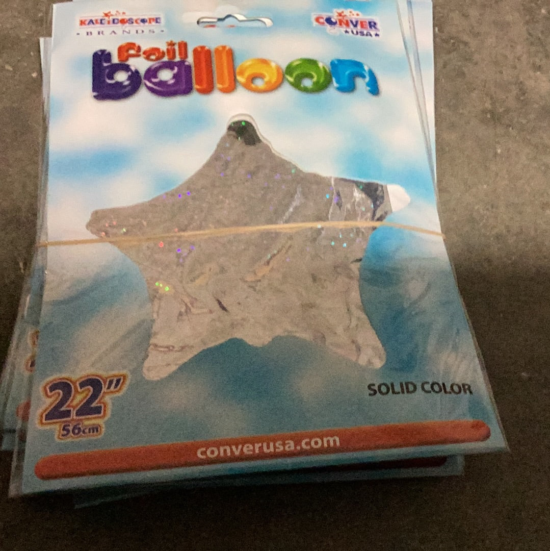 Globo Estrella Tornasol Silver – Fiesta Warehouse