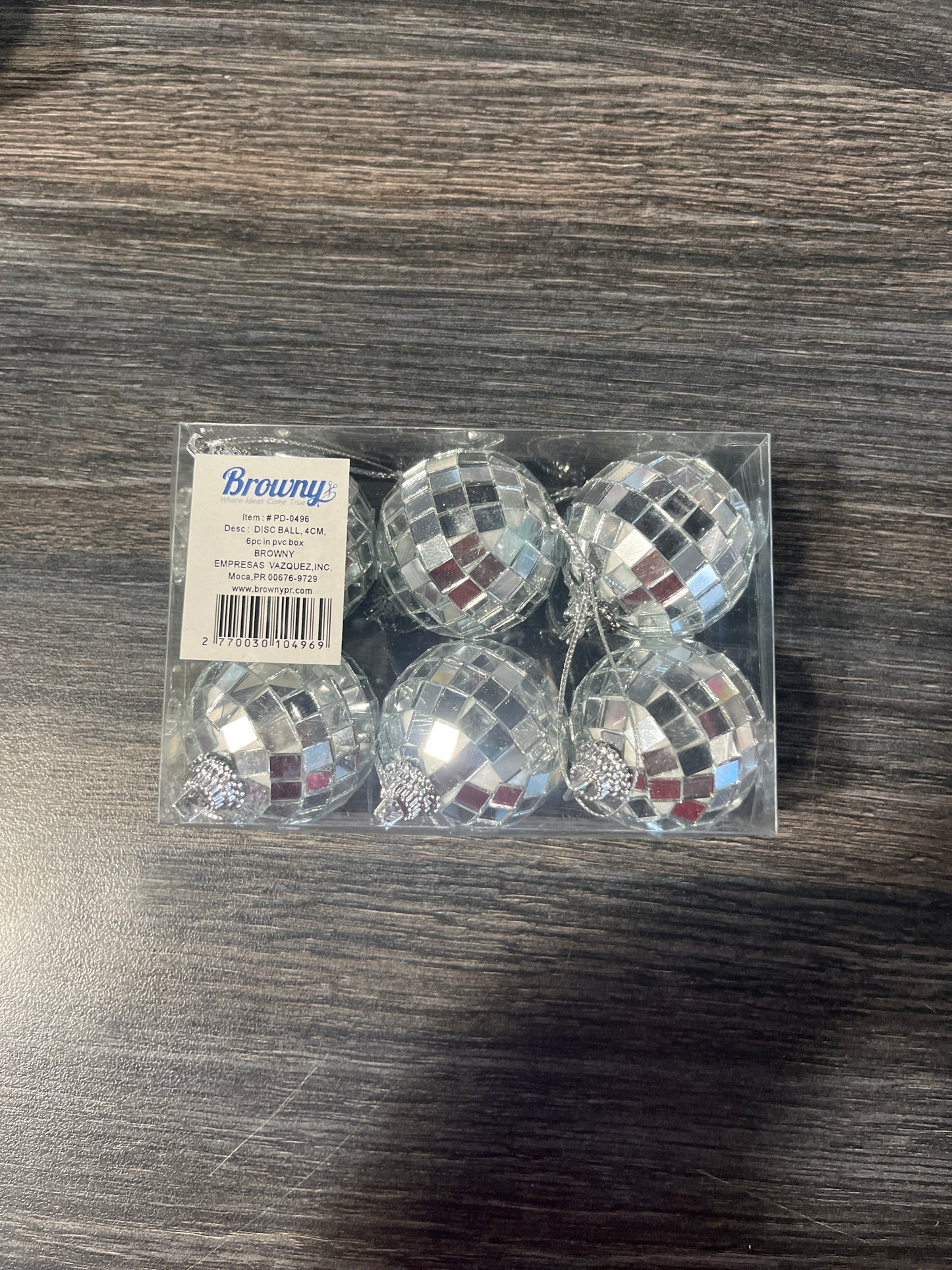 Disco ball 4cm 6 pc – Fiesta Warehouse