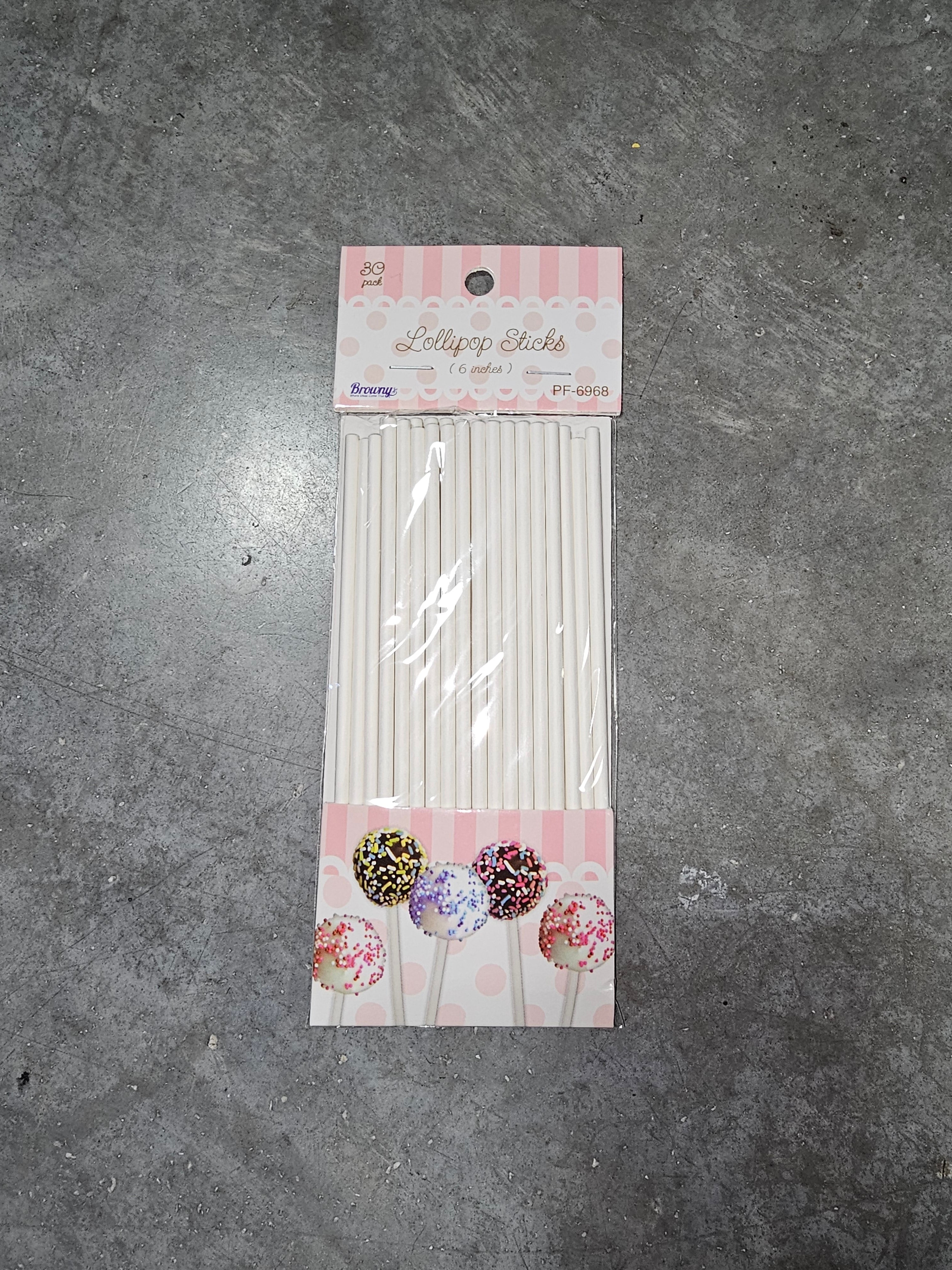 Lollipop Sticks 6" x 30 pcs – Fiesta Warehouse