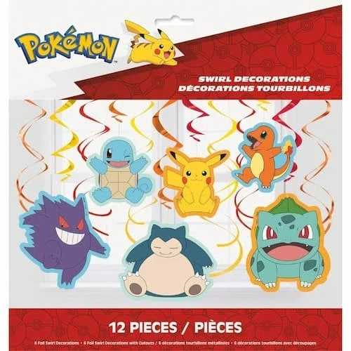 Pokémon Hanging Swirls 12pcs – Fiesta Warehouse